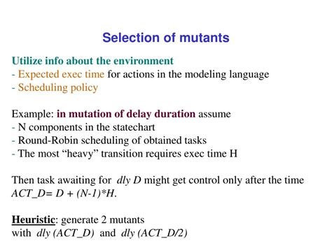 Ppt Implementation Oriented Mutation Testing Of Statechart Models