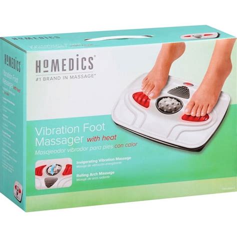Homedics Vibration Foot Massager With Heat And Rolling Arch Massage