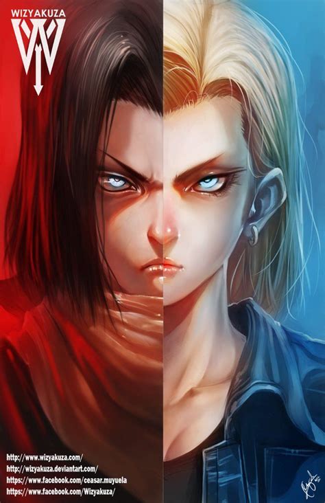 Android Split Dragon Ball Art Dragon Ball Anime Dragon Ball