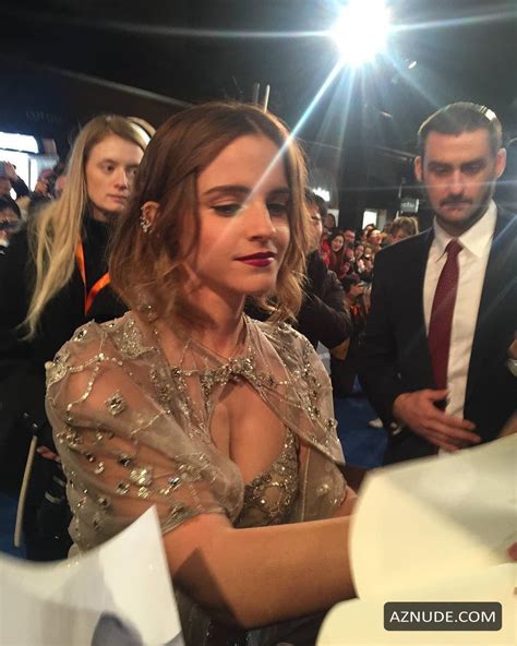 Emma Watson Sexy Dress At The Beauty And Beast Premiere In Shanghai