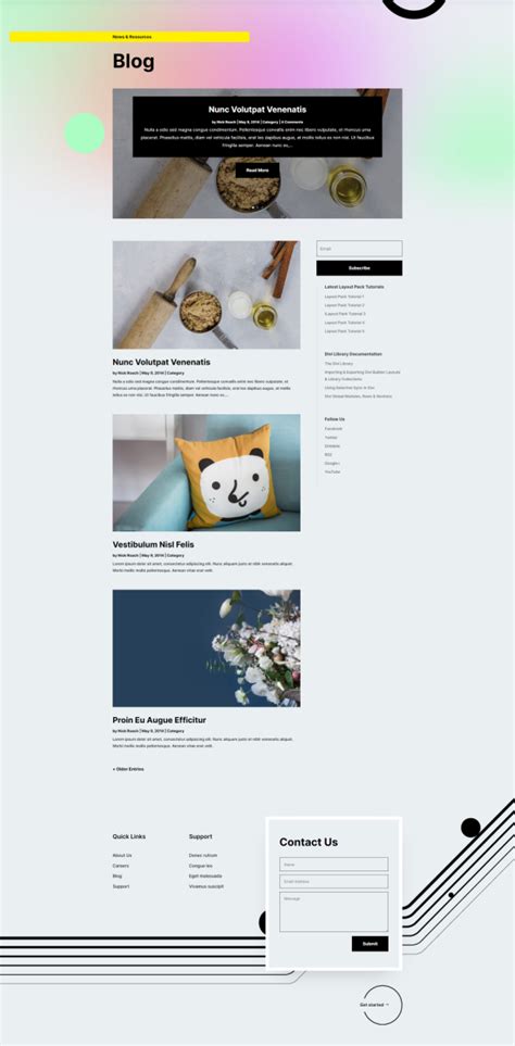 Comparing Divi S Grid Fullwidth Blog Module Layouts