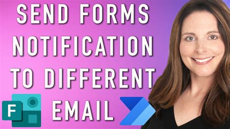 how to get email notifications from microsoft forms to a different email with power automate