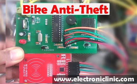 Bike Anti Theft System Using Mfrc522 Rfid Module And Atmega328