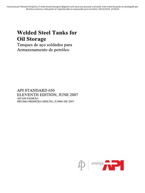 Api 650 Pdf Api 650 Pdf