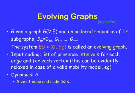 Ppt Dynamic Networks And Evolving Graphs Powerpoint Presentation Id