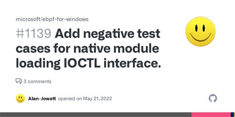 Add Negative Test Cases For Native Module Loading Ioctl Interface Issue Microsoft