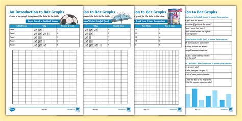 An Introduction To Bar Graphs Activity Sheet Twinkl