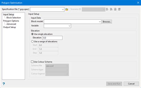 Vulcan Block Grade Control Polygons