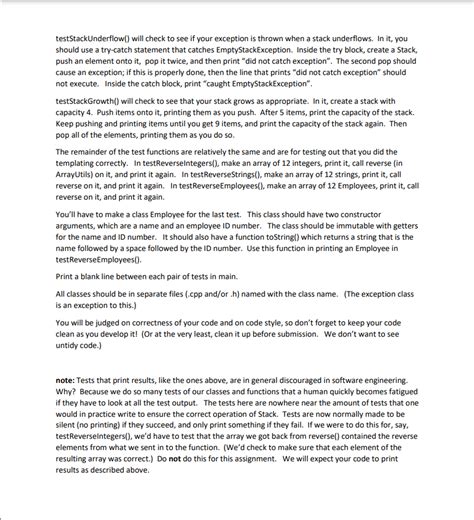 Solved Code In C You Are To Write A Generic Templated