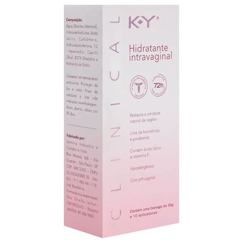 K Y Hidratante Vaginal 30g 10 Aplicadores Ky Gall Sex Shop