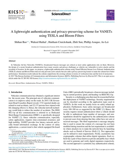 Pdf A Lightweight Authentication And Privacy Preserving Scheme For