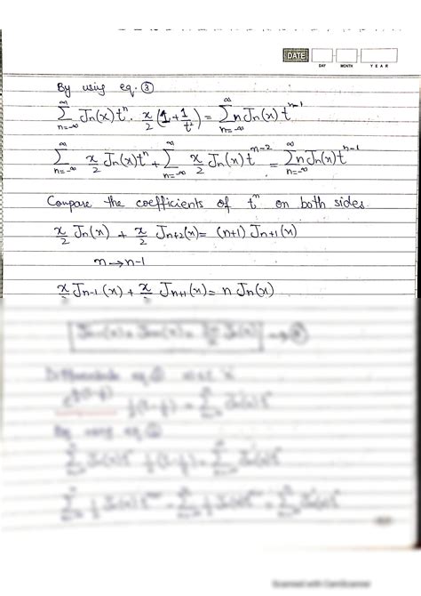 SOLUTION Bessel Functions Msc Part Studypool