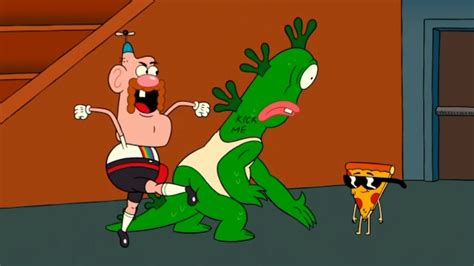 Image Belly Bag Mr Gus Pizza Steve And Uncle Grandpa In Prank