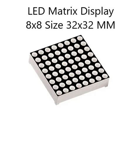 Square SunRobotics LED Dot Matrix Display Module MAX LED Matrix Display X Size X Mm