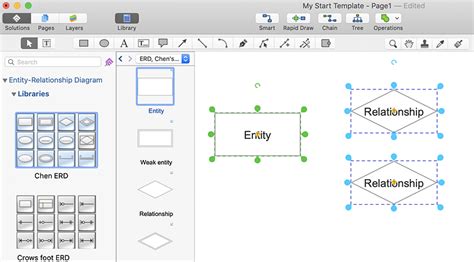 Creating A Chen Er Diagram Conceptdraw Helpdesk