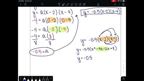 Converting Factored Form To Standard Form Youtube
