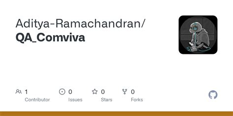 GitHub Aditya Ramachandran QA Comviva
