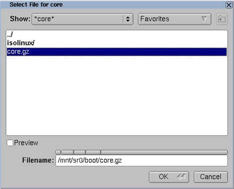 Tiny Core Linux Installation