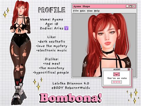 Second Life Marketplace Bombona Ayame Shape Lelutka Briannon 40