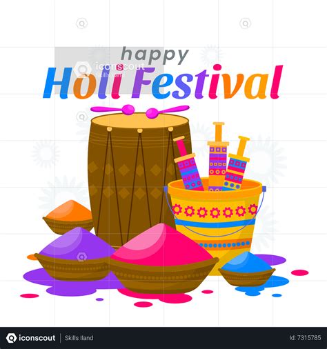 Happy Holi Animation By Skills Iland Lottiefiles