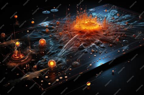 Premium Ai Image Quantum Algorithm Reveals Patterns In Star Cluster Generative Ia