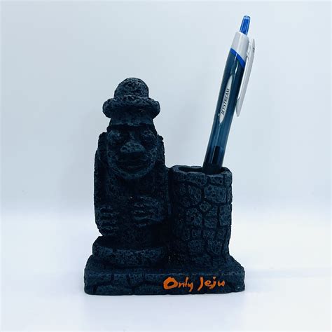 제주 돌하르방 펜꽂이 중 하루방 신성 장식인형 인테리어 감성소품 여행 선물 기념품 Cj프레시마켓