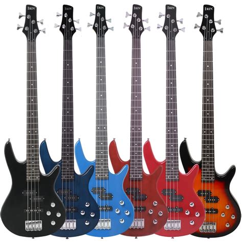 4 현 베이스 기타 메이플 바디 전기베이스 전문 연주 성능 가방 스트링 스트랩 튜너 기타 액세서리 Aliexpress