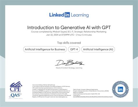 Misbah Sayed B S It Strategic Relationship Marketing On Linkedin Certificate Of Completion