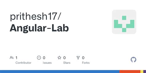 GitHub Prithesh Angular Lab