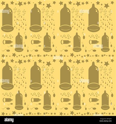 Seamless Condom Pattern Background Stock Vector Image And Art Alamy