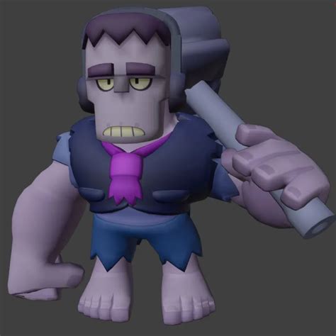 How To Draw Frank In Brawl Stars