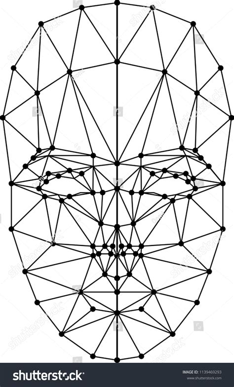 Face Recognition Biometric Scanning System Concept Stock Vector Royalty Free 1139469293