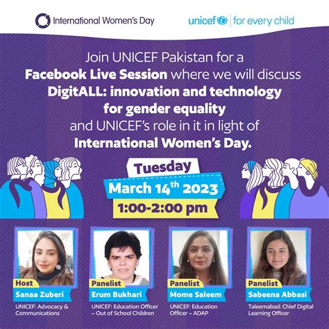 Unicef Pakistan On Twitter Join Us Tomorrow On Our Facebook Page For A Live Session Where We