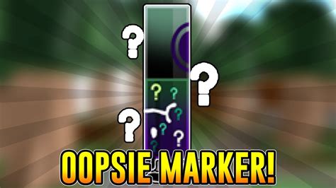 How To Get The Oopsie Marker In Find The Markers Roblox Youtube