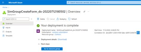 Administración De Grupos De Sim Azure Portal Azure Private 5g Core
