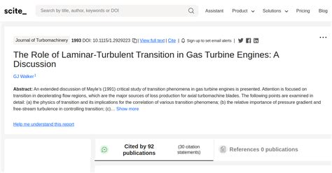 The Role Of Laminar Turbulent Transition In Gas Turbine Engines A