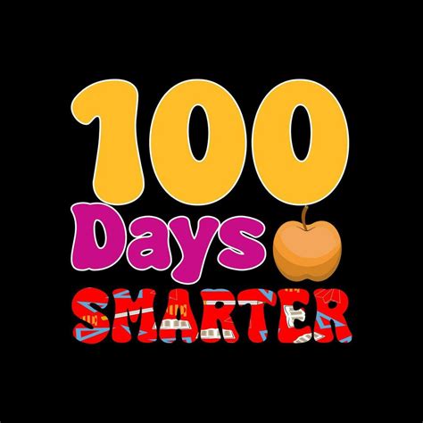100 Days Smarter 29883019 Vector Art At Vecteezy