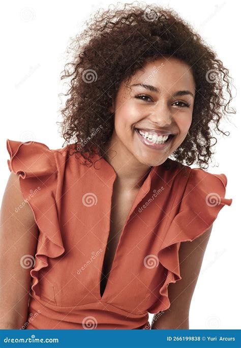 Shes Got A Sweet And Sassy Style Smiling Young African American Woman
