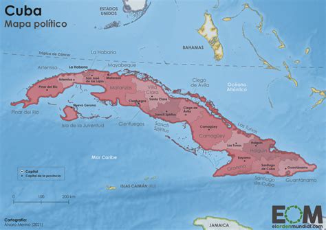 Political Map Of Cuba 2021 Milhaud Maps