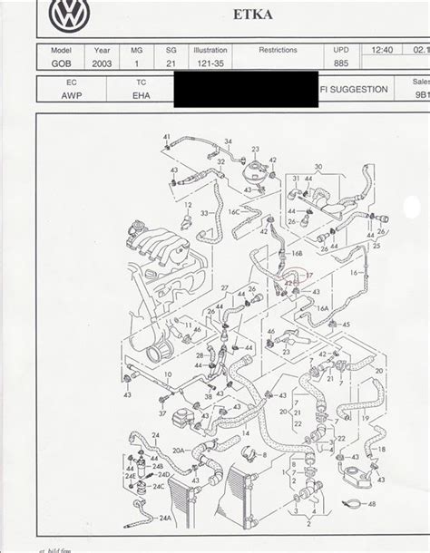 2003 Vw Beetle Cooling System Diagram