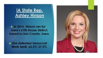 U S Representative Ashley Hinson Ia 2nd Bio Ppt Tpt
