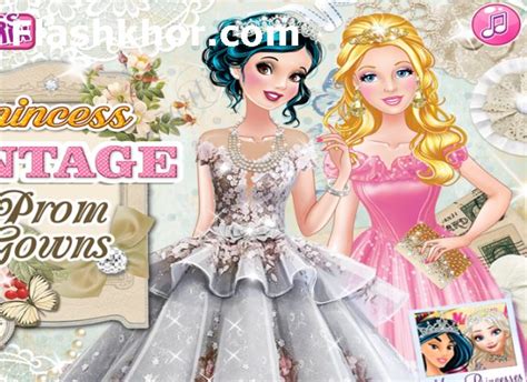 بازی سیندرلا آرایشی جدید مدل لباس سفید برفی دخترانه