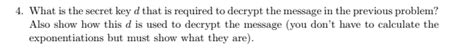 Solved 17 3 Encrypt The Message Attack Using The Rsa