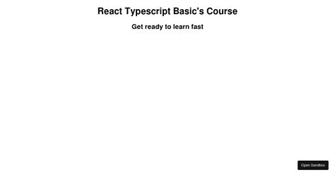 React Typescript Template Codesandbox React Typescript Template Codesandbox