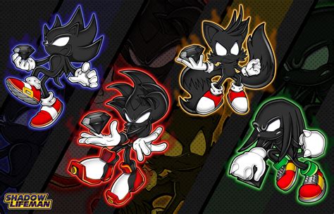 Dark Sonic And Dark Tails