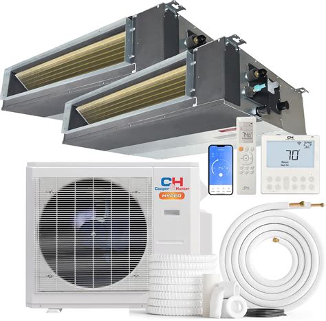 Cooper And Hunter 19000 Btu Hyper Heat 2 Zone Concealed