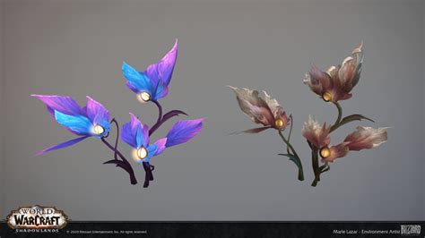 Ardenweald Plants In Shadowlands World Of Warcraft Dark Fantasy