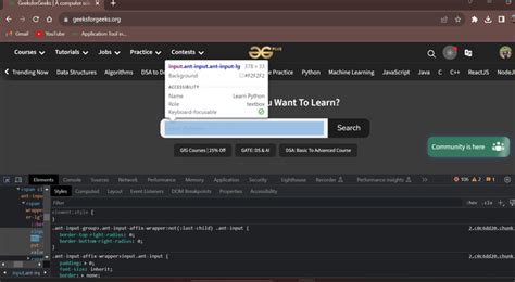 Layout Tab In Google Chrome Browser GeeksforGeeks