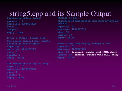 Ppt C String Class Powerpoint Presentation Free Download Id4001044