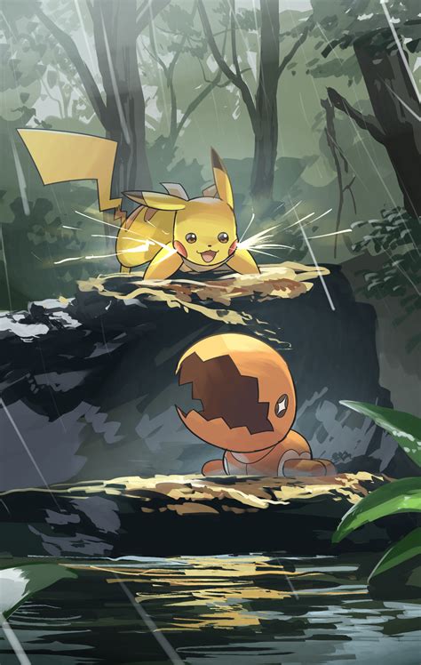 Pikachu And Trapinch Pokemon Drawn By Yamaorihakkentaipokedan